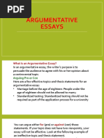 AP English Language Argumentative Essay Template (With Examples) | PDF ...