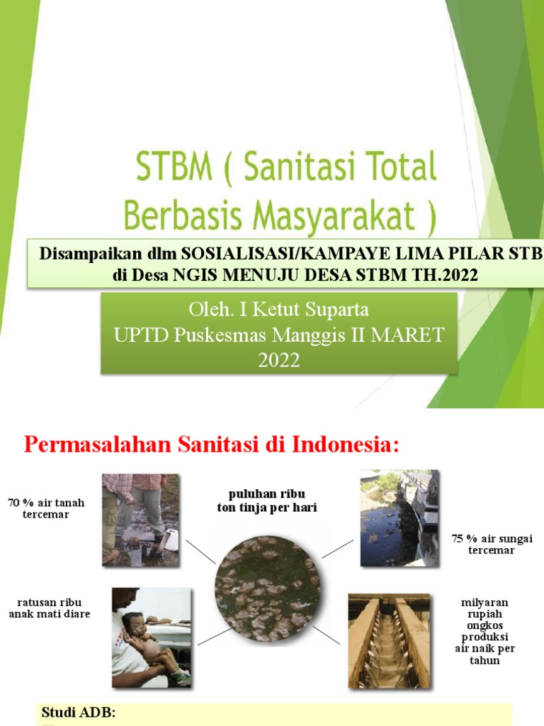 Bahan Sosialisasi STBM Menuju Desa STBM | PDF | Griya & Taman