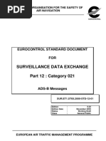 EUROCONTROL ASTERIX CAT021 V0.26 2005 (ADS-B Messages) | PDF ...