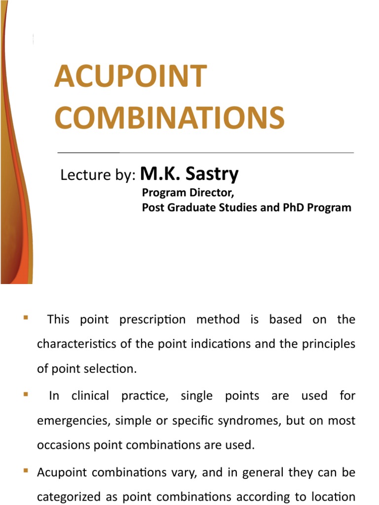 Acupoint Combinations in Clinical Practice | PDF | Acupuncture ...