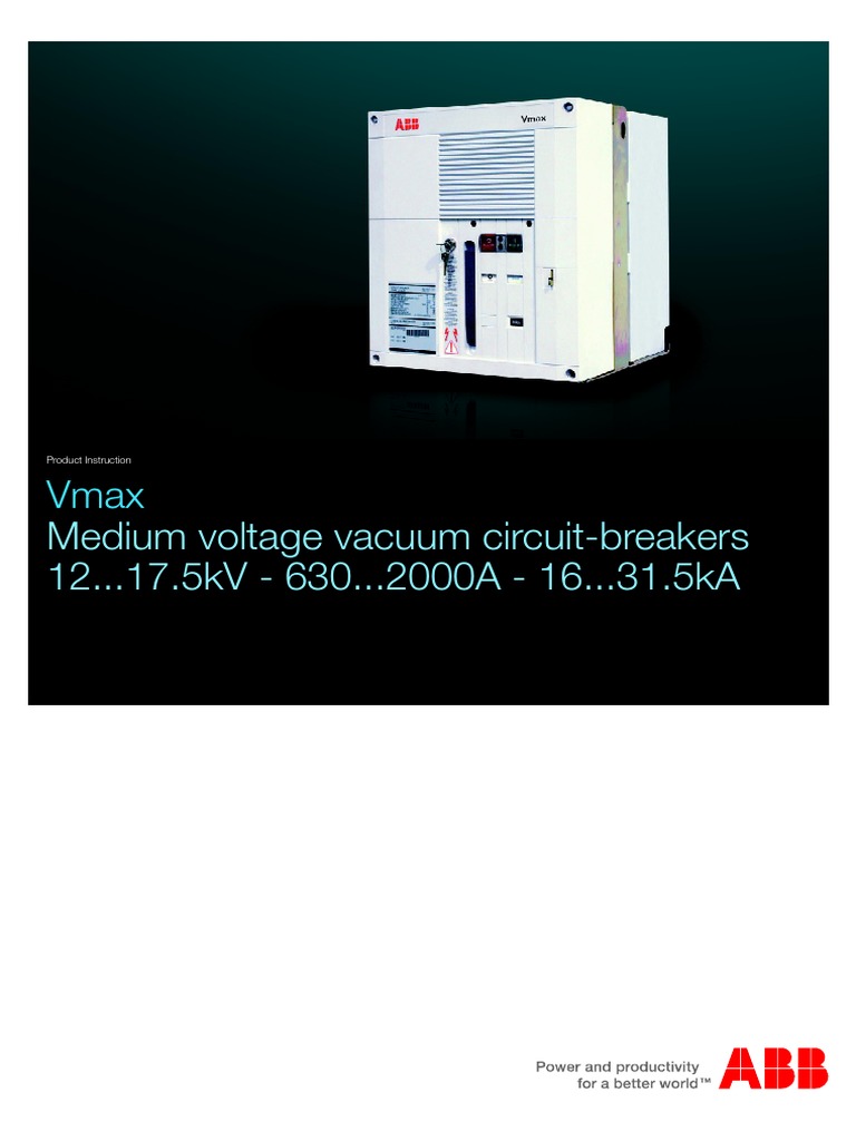 Silo - Tips - Product Instruction Vmax Medium Voltage Vacuum Circuit ...