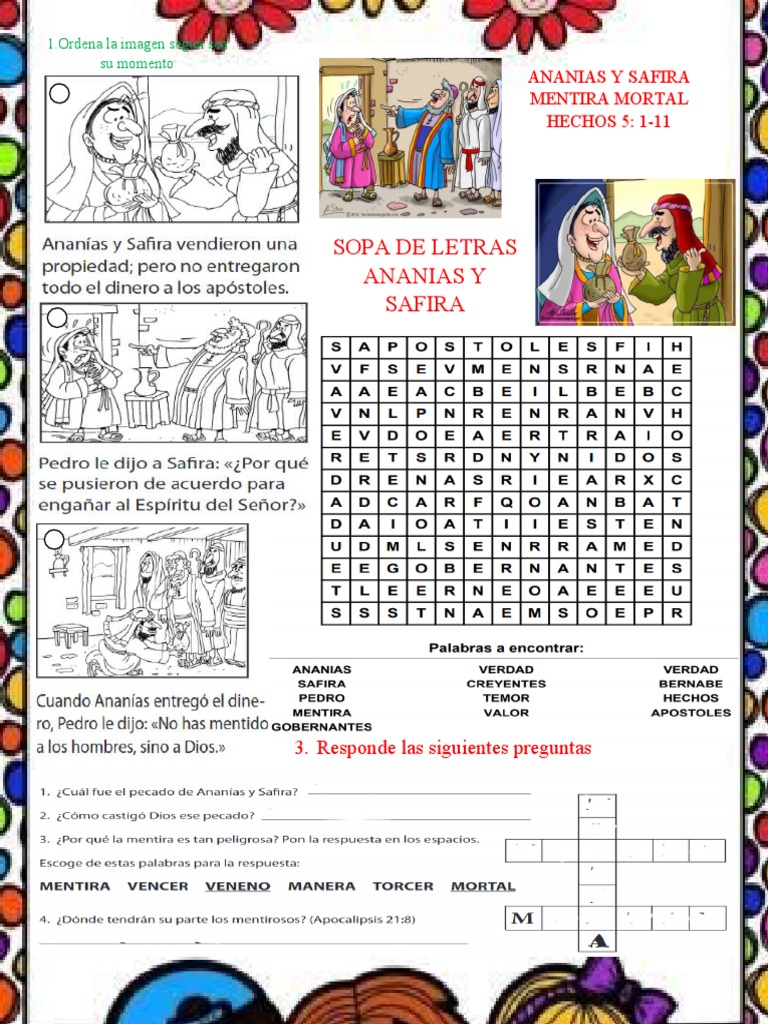 Ananias y Safira | PDF