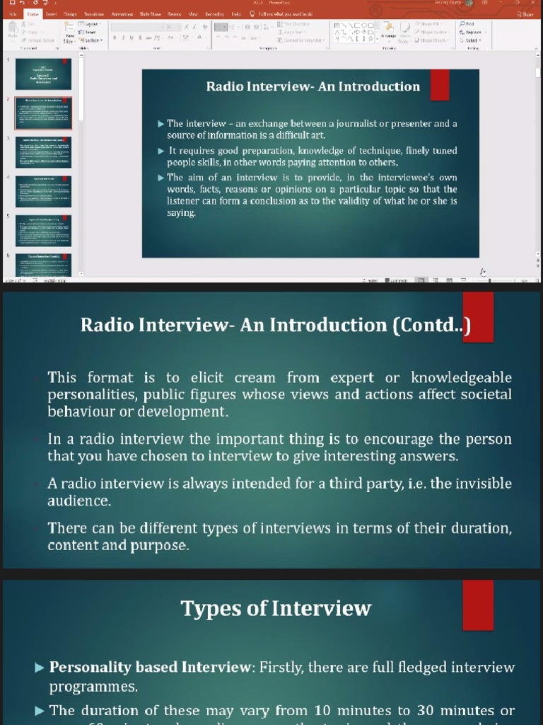 Radio Interview | PDF