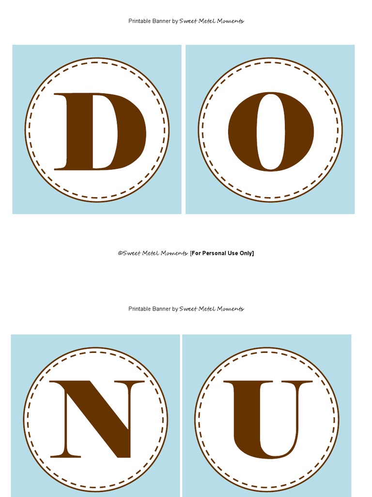 Donuts With Dad Banner | PDF