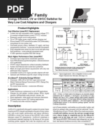 Tny253/254/255 Tinyswitch Family: Energy Efficient, Low Power Off-Line ...