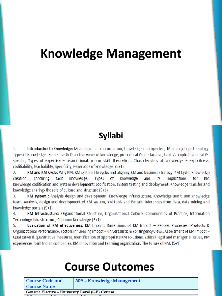 Knowledge Management | PDF | Knowledge | Expert