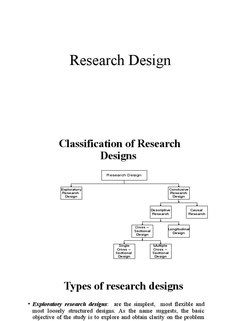 Types of Research Designs Explained | PDF | Validity (Statistics ...