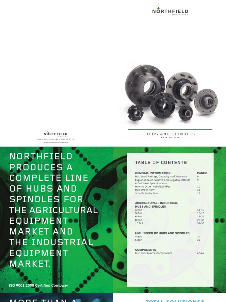 Hubs and Spindles Hubs and Spindles | PDF | Screw | Axle