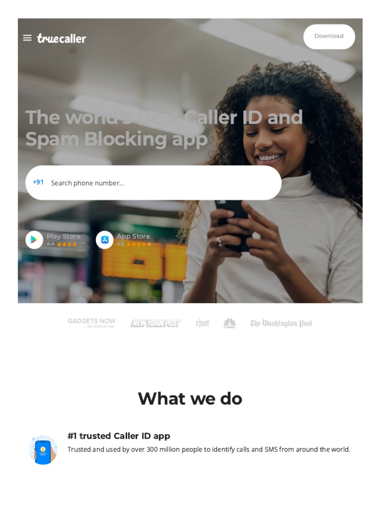 Truecaller - Leading Global Caller ID & Call Blocking App | PDF ...