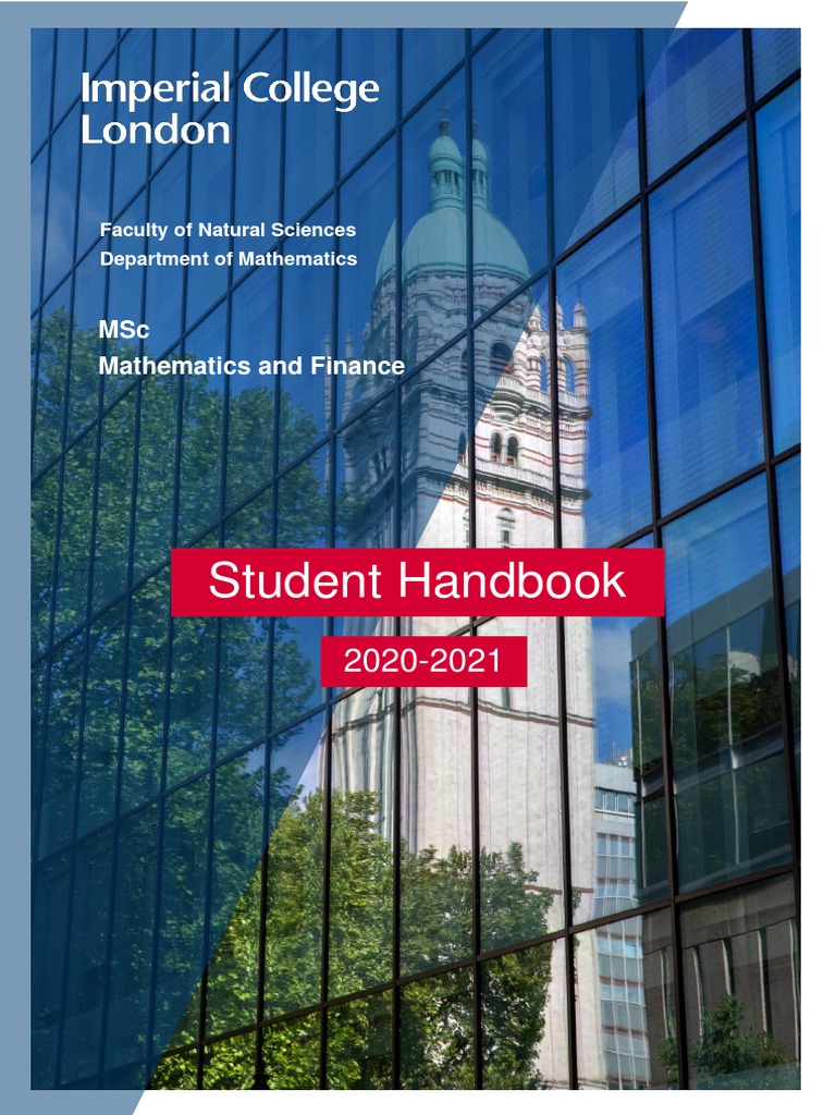 MSc Mathematics and Finance Handbook | PDF | Black–Scholes Model ...