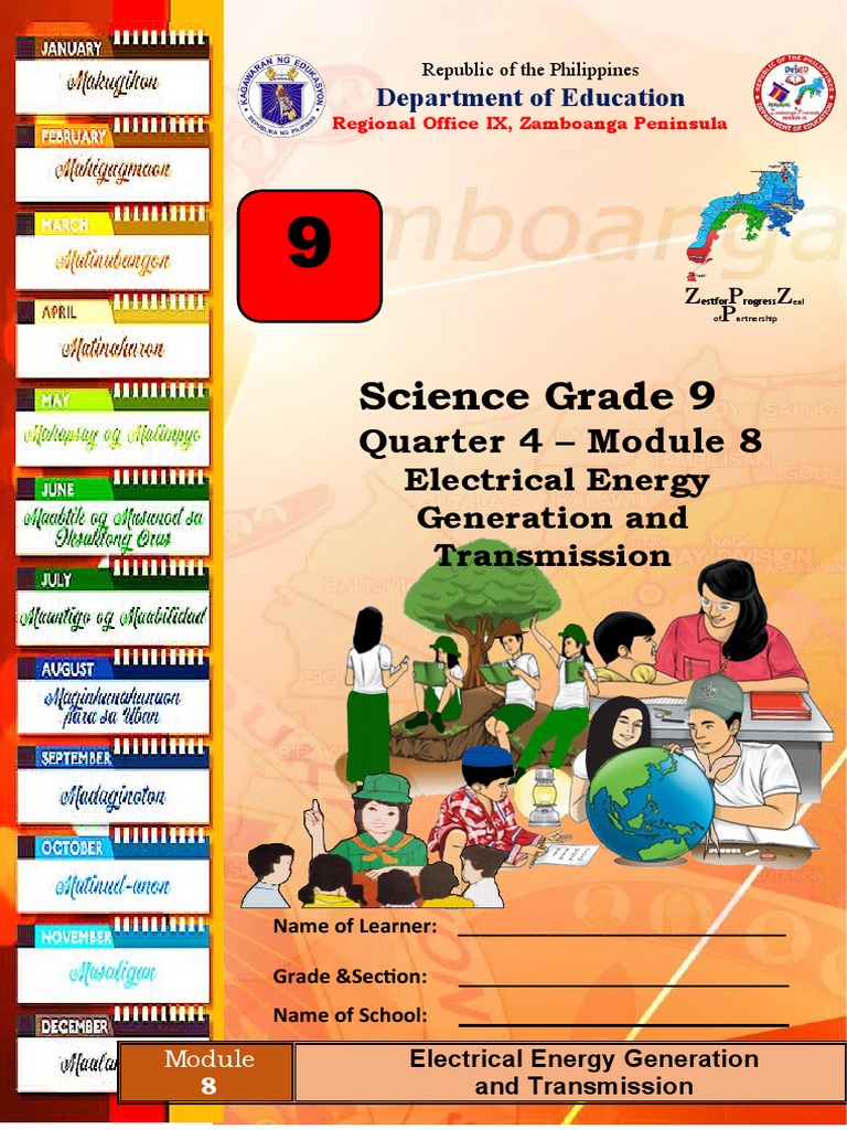 Science Grade 9: Quarter 4 - Module 8 | PDF | Power Station | Electric ...