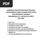 Barangay Eo On The Creation and Organization of BDRRM Committee | PDF ...