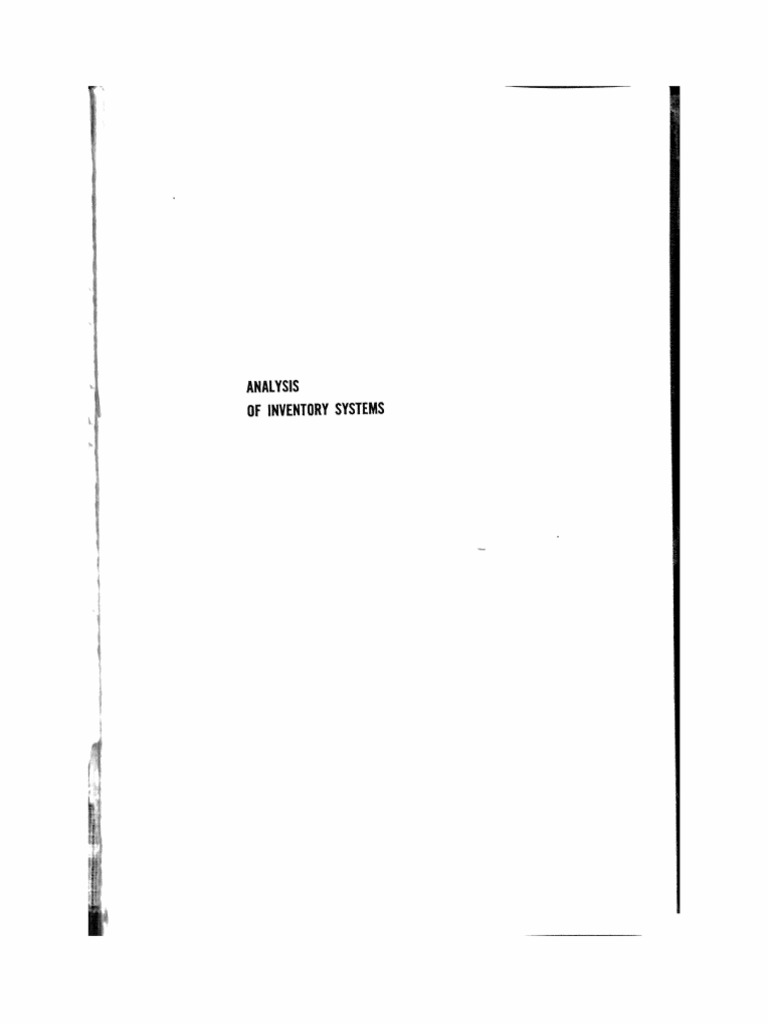 Hadley, G. - Whitin, T.M. - Analysis of Inventory Systems (1963 ...
