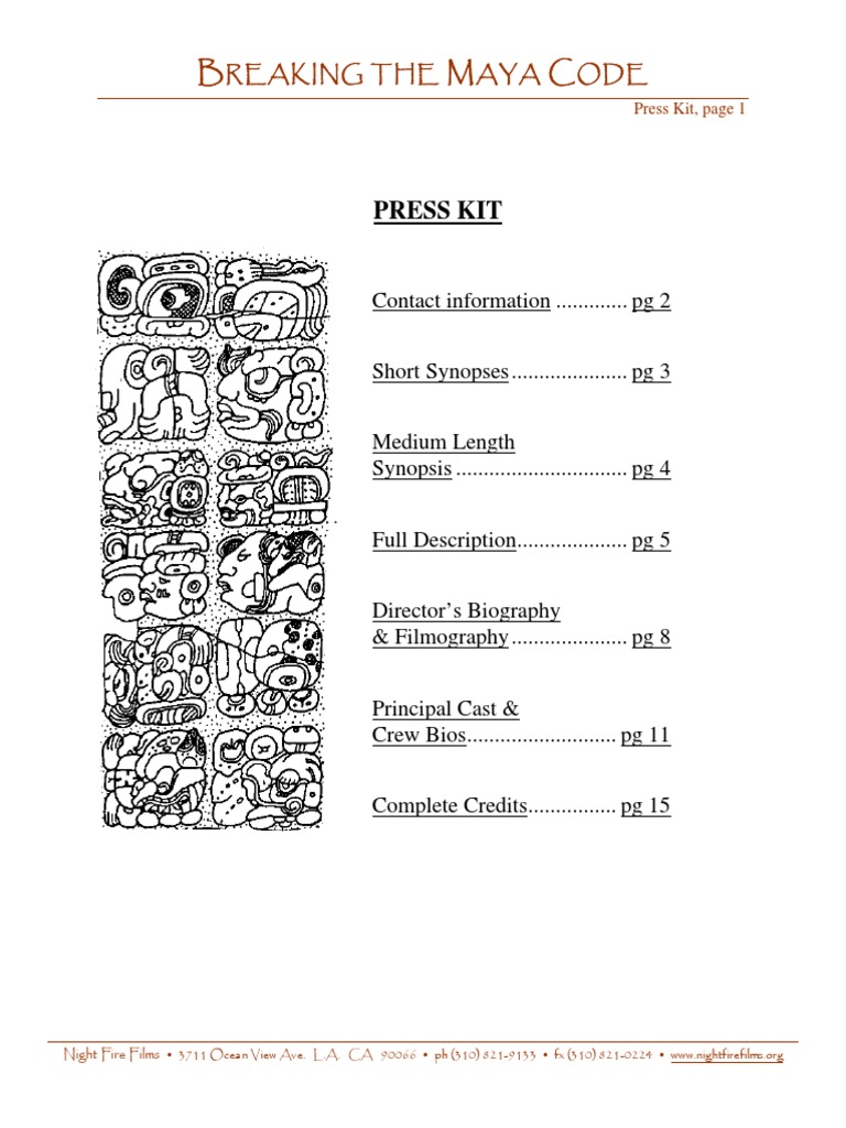 Breaking The Maya Code | PDF | Maya Civilization