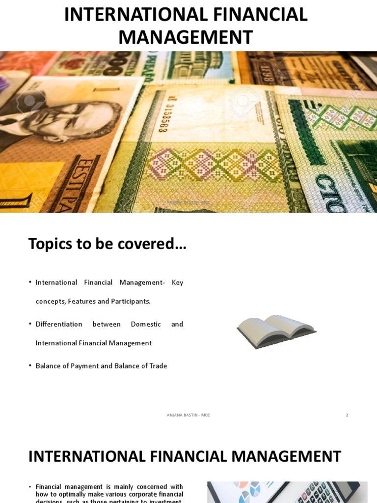 Unit 2 - International Financial Management | PDF | Balance Of Payments ...