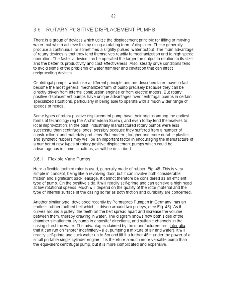 Overview of Rotary Positive Displacement Pumps | PDF | Pump ...