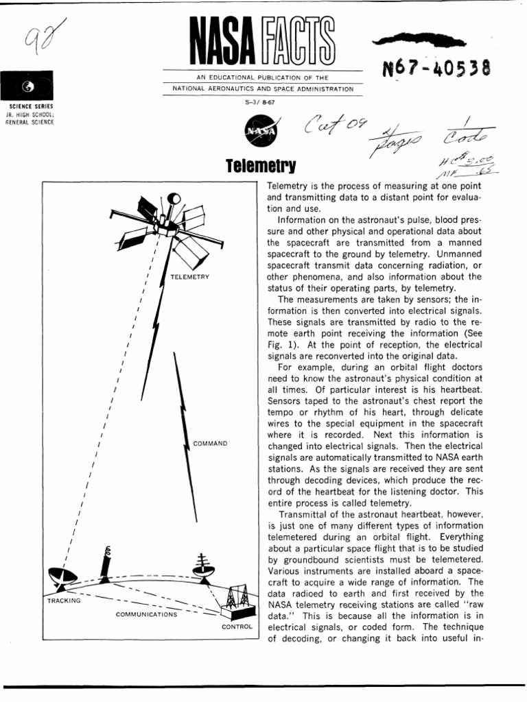 NASA Facts Telemetry | PDF | Telemetry | Waves