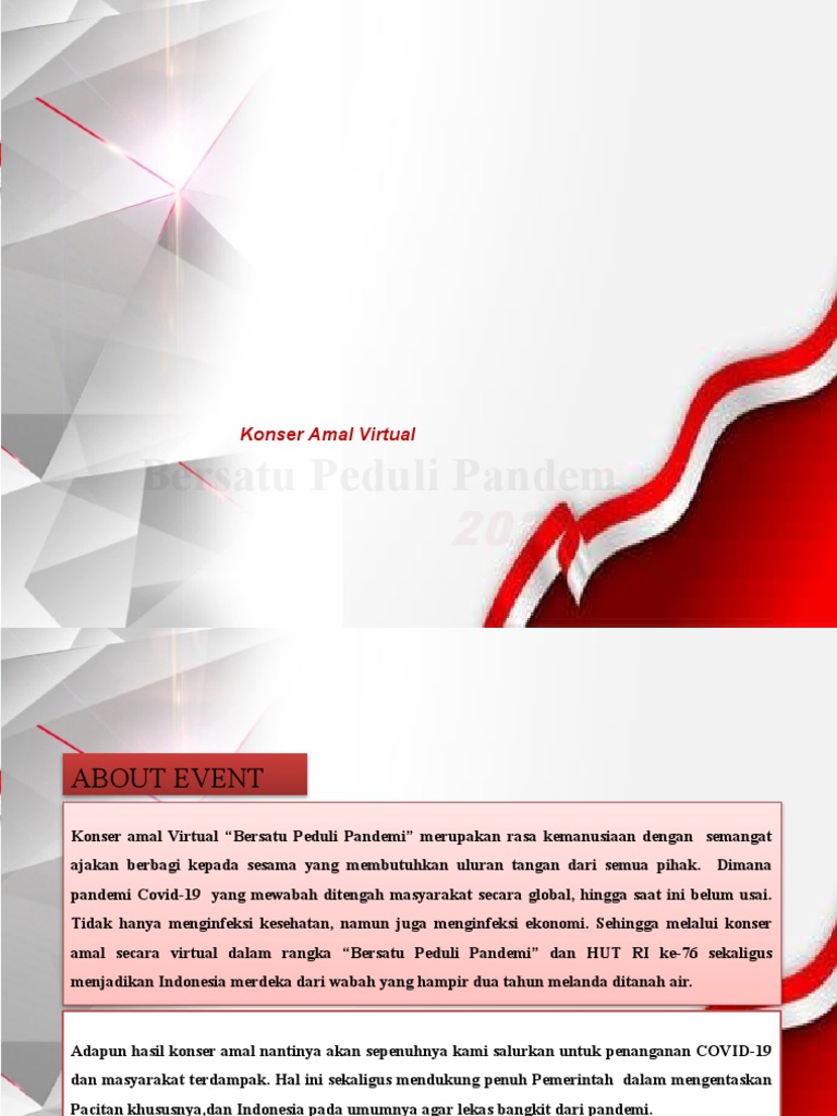 Contoh Proposal Konser Amal | PDF