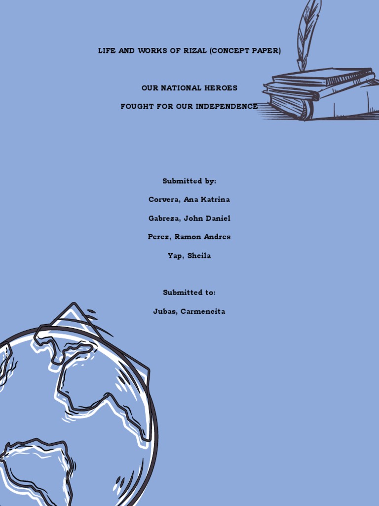 Life and Works of Rizal (Concept Paper) | PDF