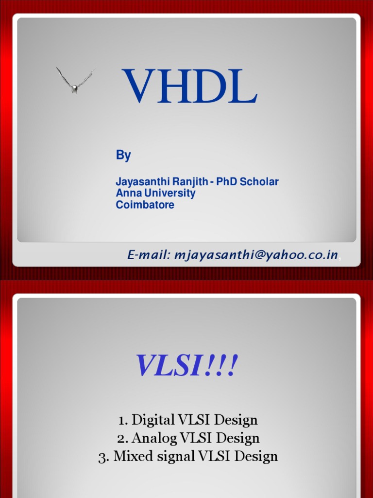VLSI - VHDL Hi Ranjith | PDF | Vhdl | Field Programmable Gate Array