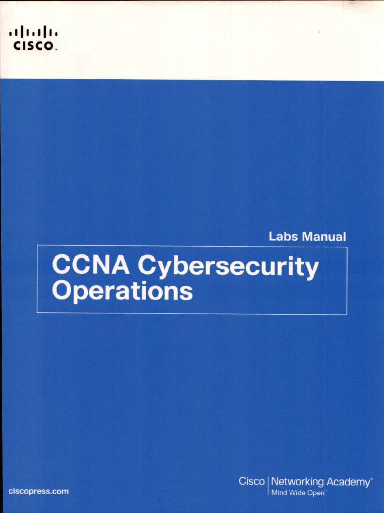CCNA Cybersecurity Operations Labs Manual | PDF