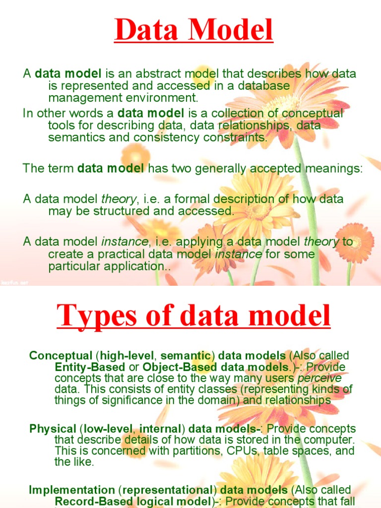 Model | PDF | Data Model | Relational Model