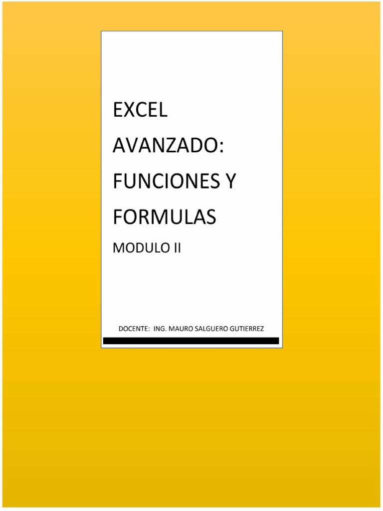 Manual - de - Modulo II Funciones de Fecha y Hora - y - Otros | PDF | Matriz (Matemáticas ...