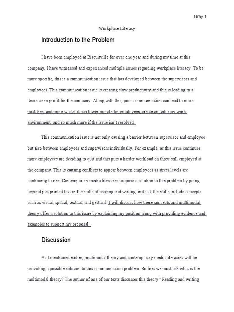 Workplace Literacy | PDF | Communication | Literacy