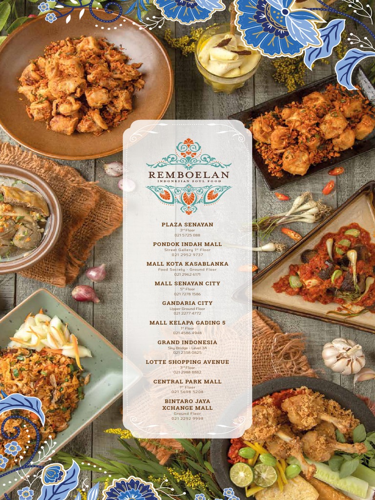 FA Lowres 191113 Grand Menu Makanan Remboelan | PDF