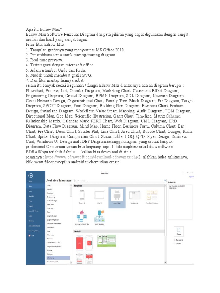 Apa Itu Edraw Max | PDF