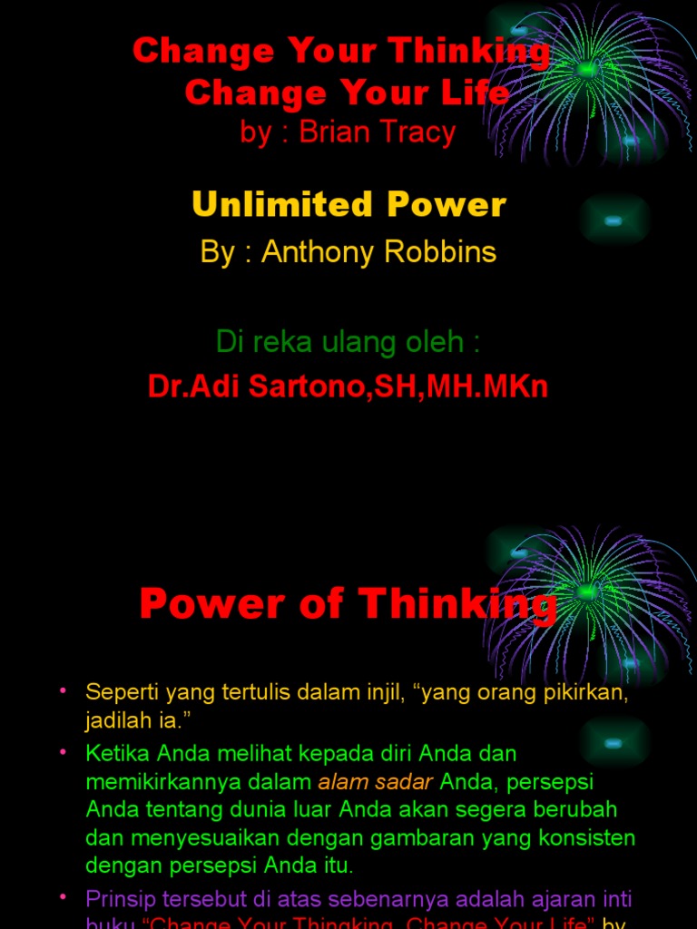 Change Your Thinking | PDF