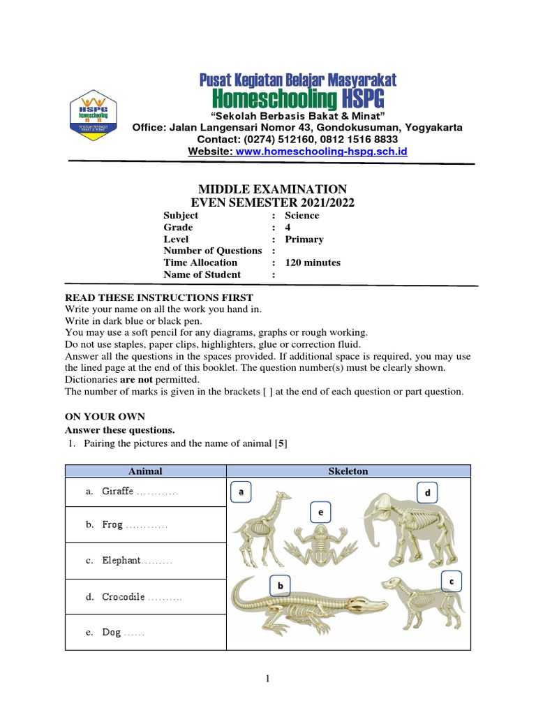 David Prim 4 Soal Science | PDF