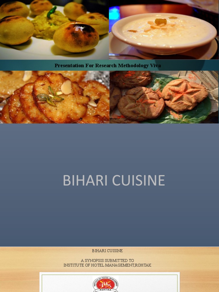 Presentation For Research Methodology Viva | PDF | Cuisine | Cooking