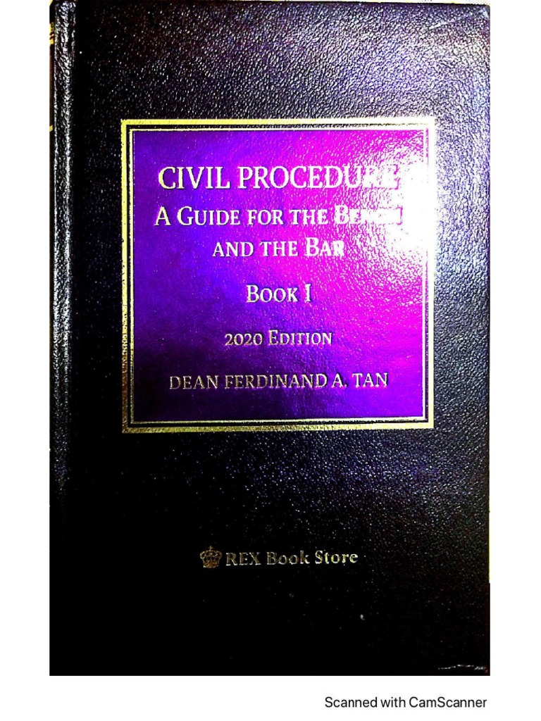 Civil Procedure Book 1 - Tan - OCR | PDF | Collateral Estoppel | Public ...