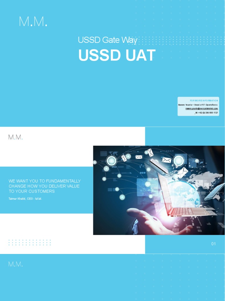 USSD UAT Presentation - V1.1 | PDF | Load Balancing (Computing ...