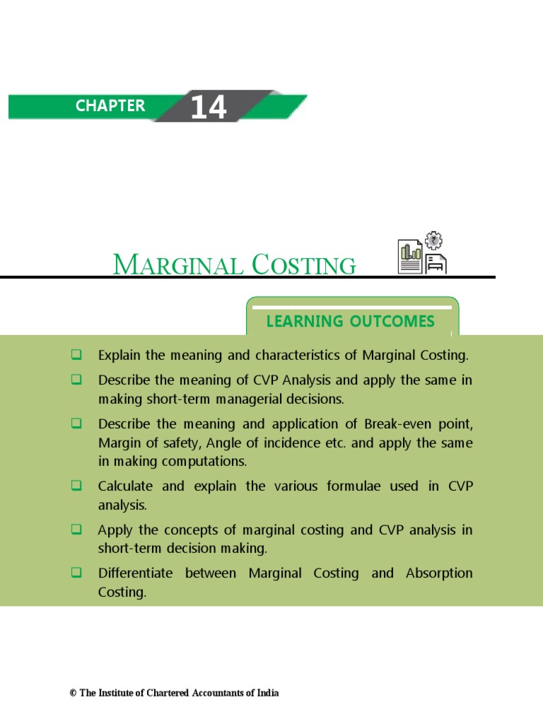 Marginal Costing | PDF | Cost Accounting | Business