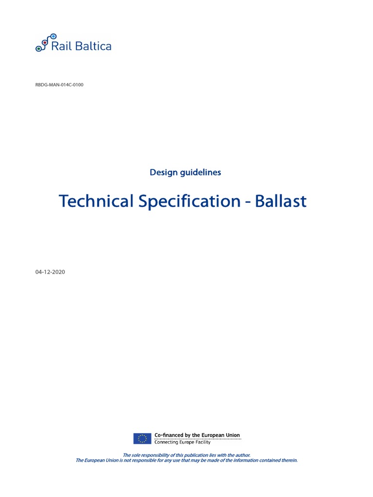 Technical Specification - Ballast: Design Guidelines | PDF ...