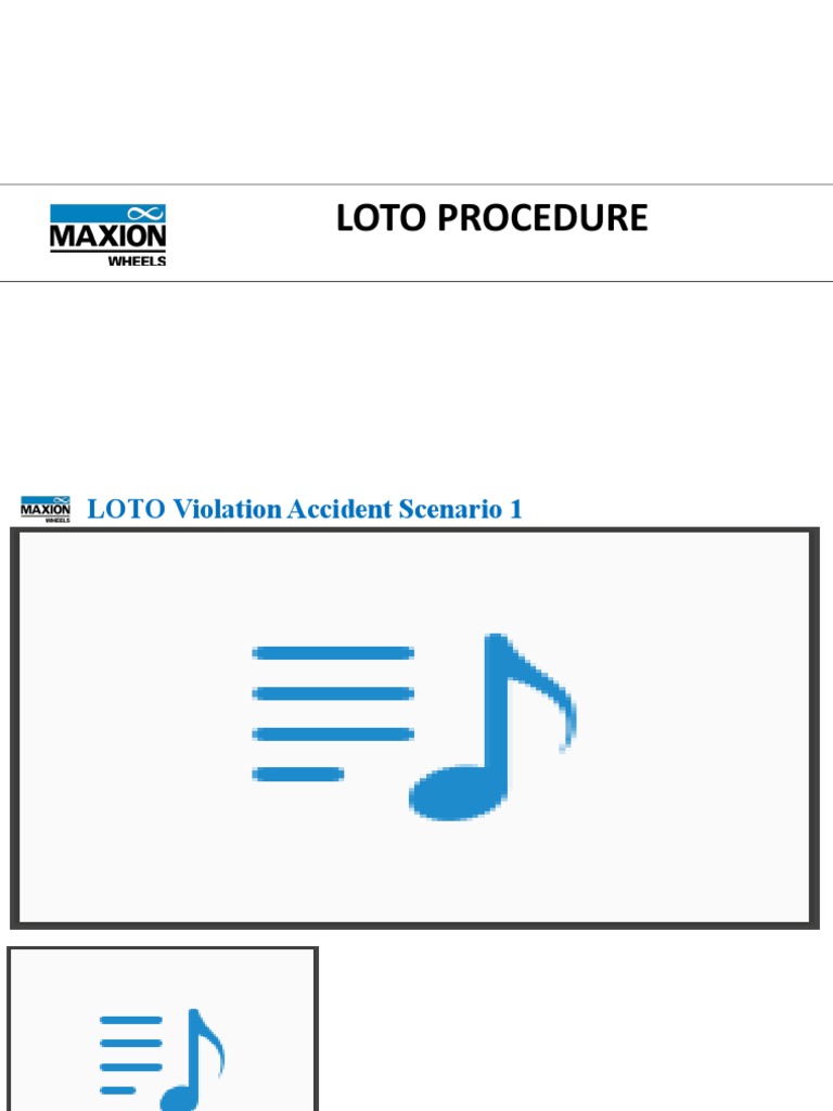 LOTO Procedure and Violation Scenarios | PDF | Mechanical Engineering ...
