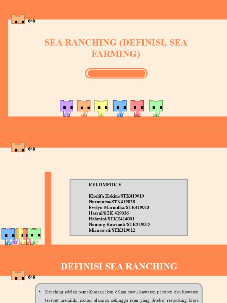 Sea Ranching (Definisi, Sea Farming) | PDF