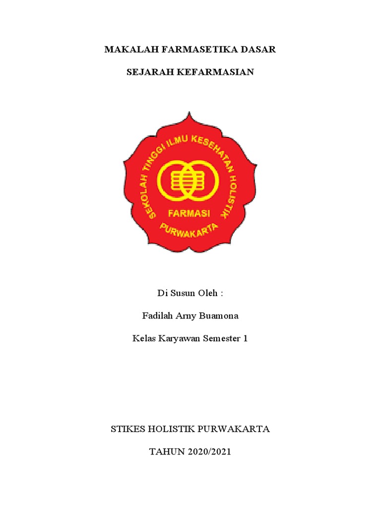 Makalah Farmasetika Dasar | PDF
