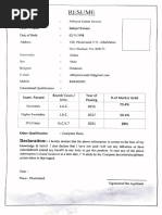 G. Ananthan's Professional Resume | PDF | Career & Growth | Wellness