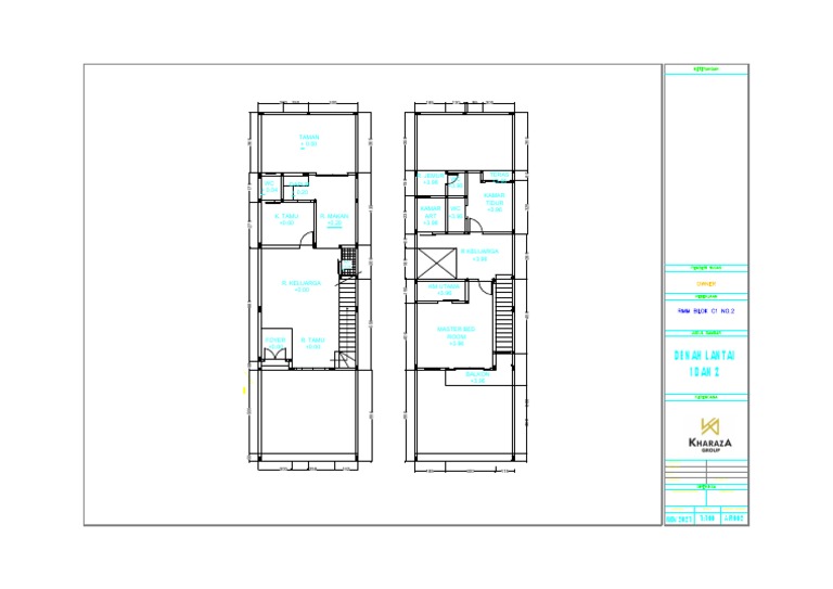002.denah Layout | PDF