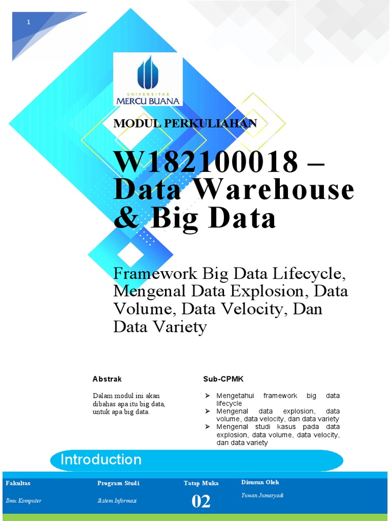 Data Warehouse Big Data Ii Pdf