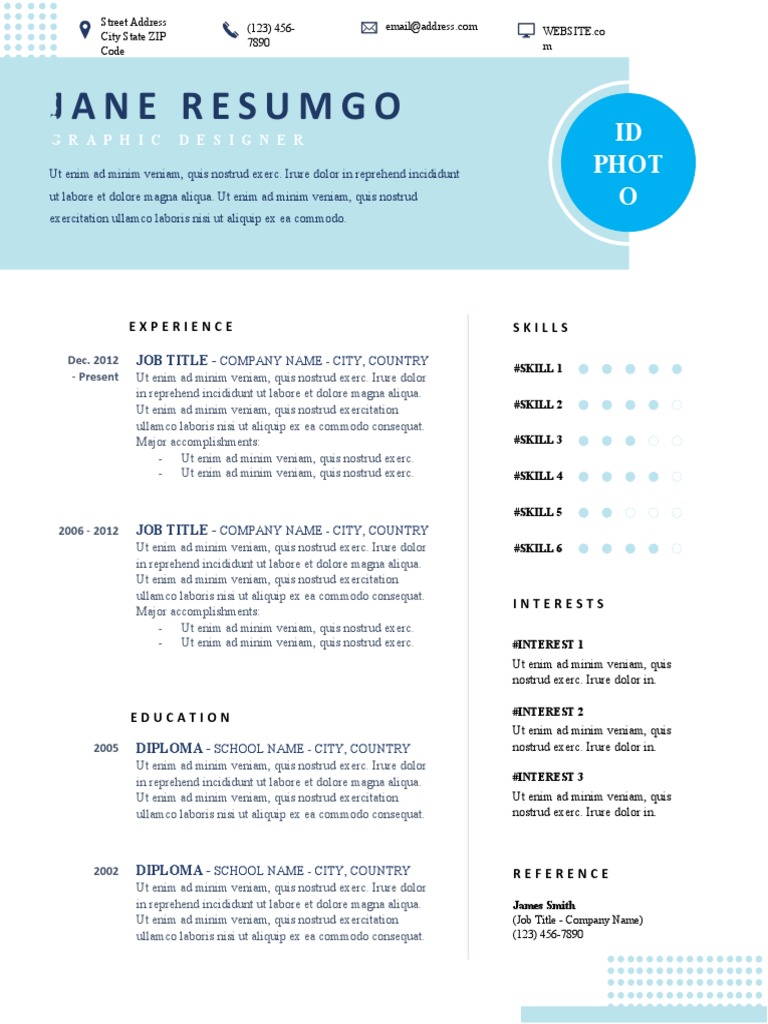 HERO Resume Template | PDF