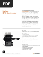 IQ7 and IQ7+ Microinverter Data Sheet | PDF | Electrical Engineering ...