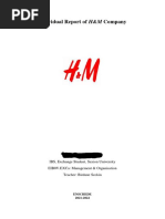 H&M Mission Vision | PDF | Fashion | Target Audience