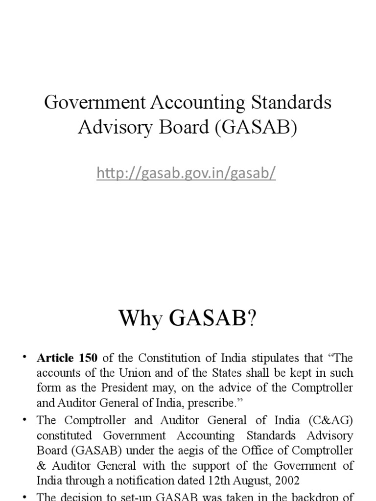 GASAB | PDF | Law