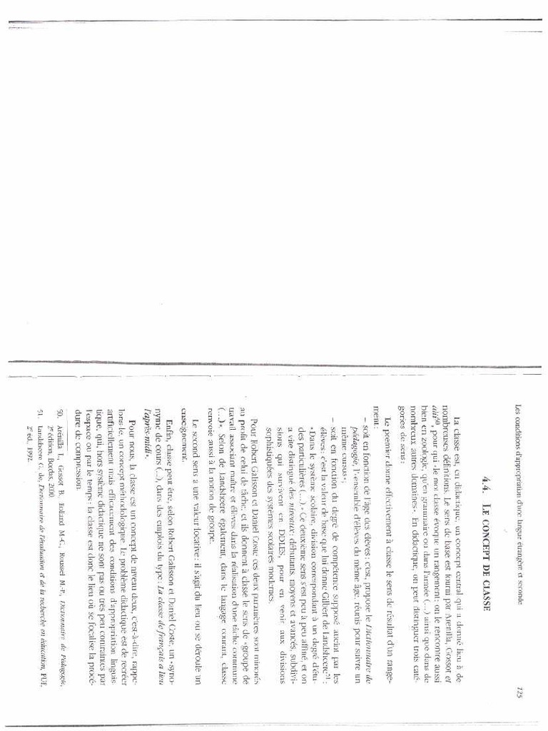 TEXTO 6 CUQ Et GRUCA - Le Concept de Classe | PDF