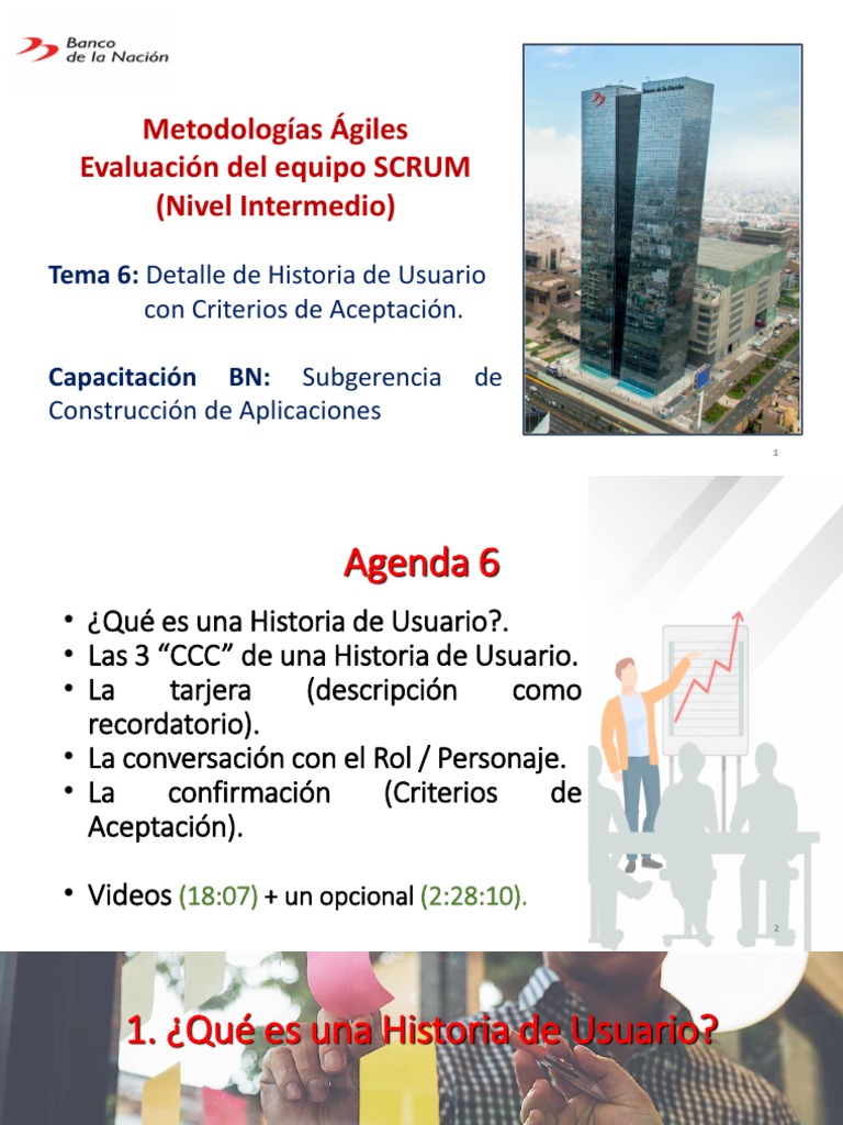 PPT6 - Historias Usuario Con Criterios de Aceptación | PDF