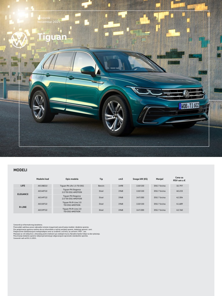 Volkswagen Tiguan | PDF
